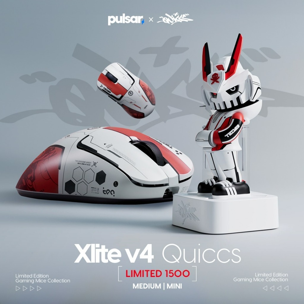 Pulsar Xlite v4 Wireless Gaming Mouse Quiccs Edition [Limited 1500 ...