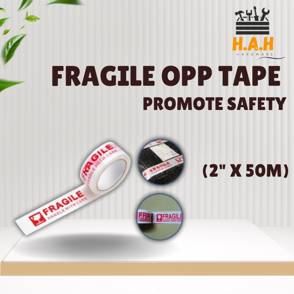 🔥READY STOCK🔥 FRAGILE OPP TAPE [2" X 50M] | Shopee Malaysia
