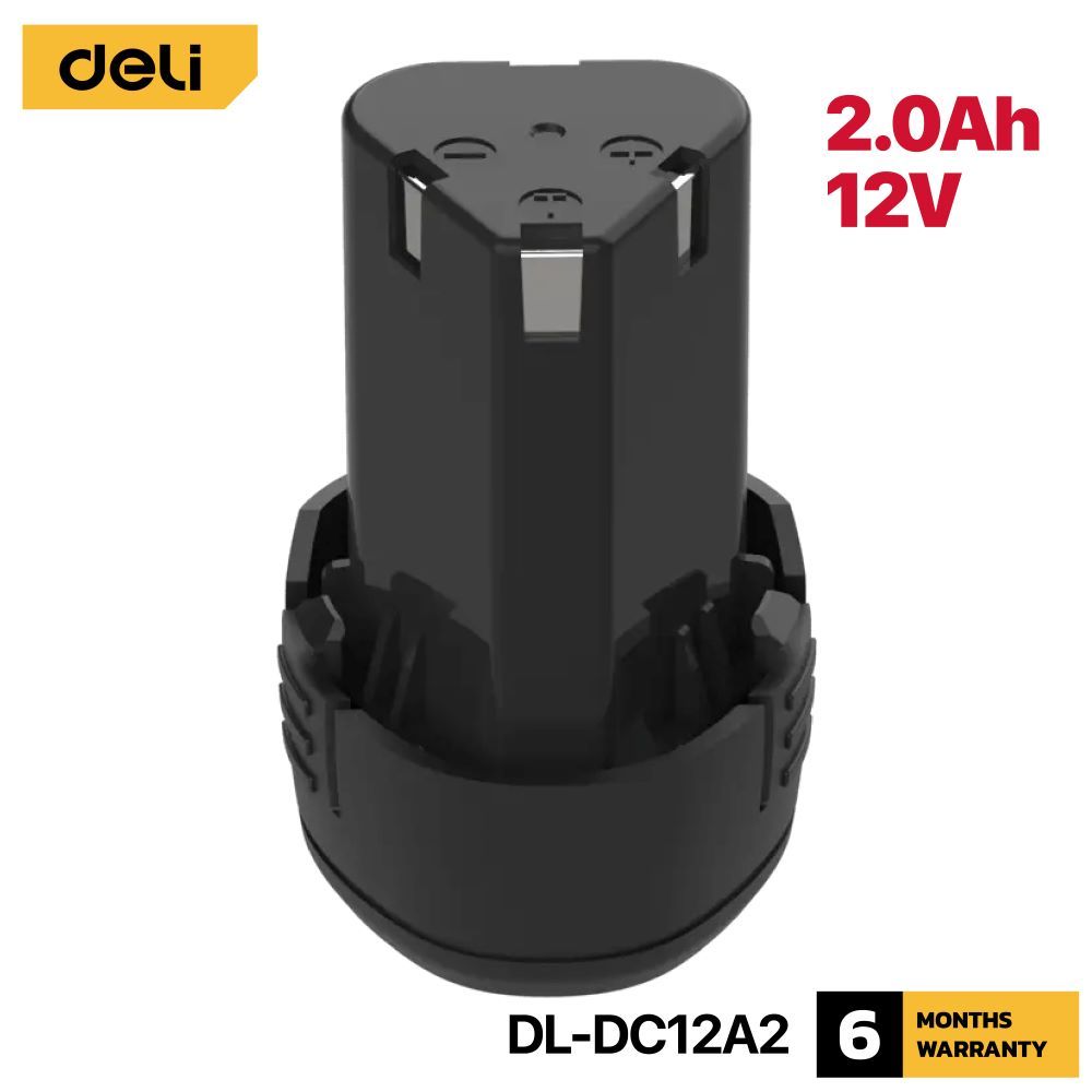 DELI 12V 2.0Ah Lithium-Ion Battery Pack DL-DC12A2 Li-Ion Original ...