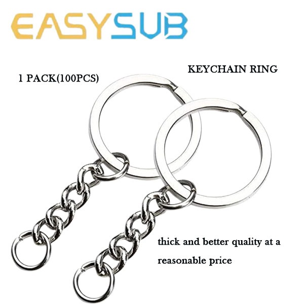 KEYCHAIN RING Keychain Ring DIY Ring Rantai Kunci 25mm Jump Ring ...