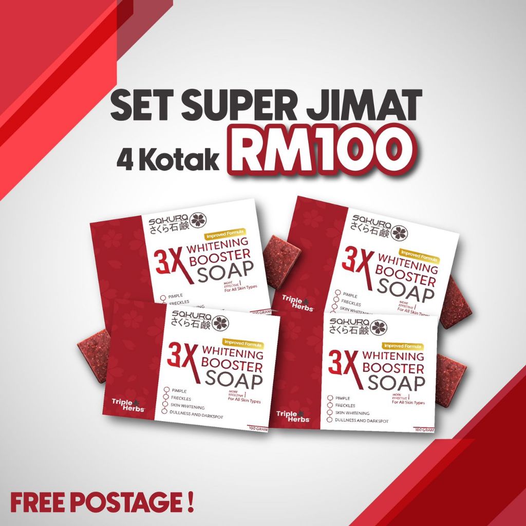 1ST EDITION SABUN SAKURA (4 KOTAK) | Shopee Malaysia