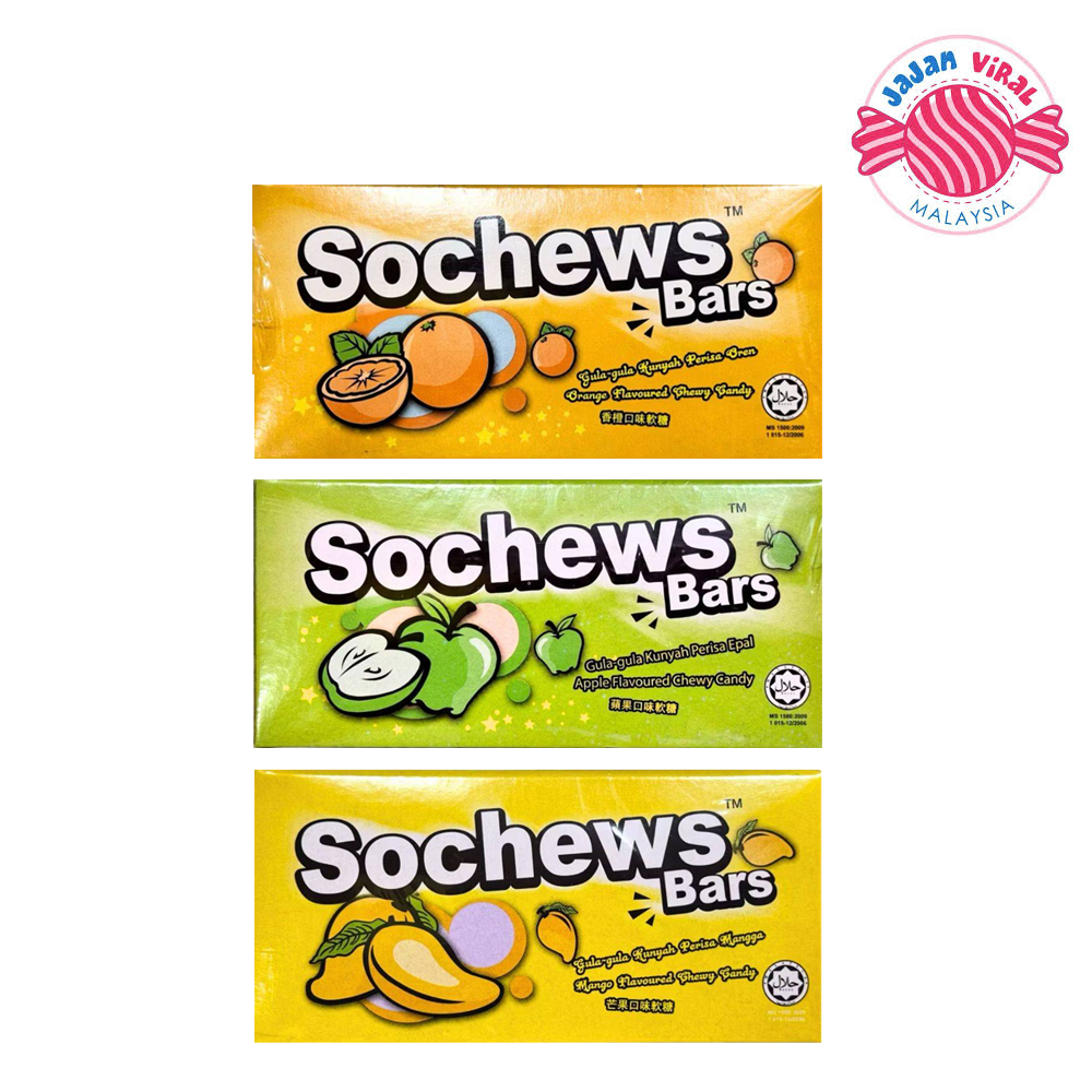 SOCHEWS LONG BARS CHEWY CANDY (80 STICKS/BOX) | Shopee Malaysia
