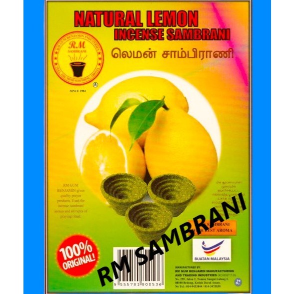 RM Enterprise's Lemon Sambrani Dhoop Cup | Shopee Malaysia