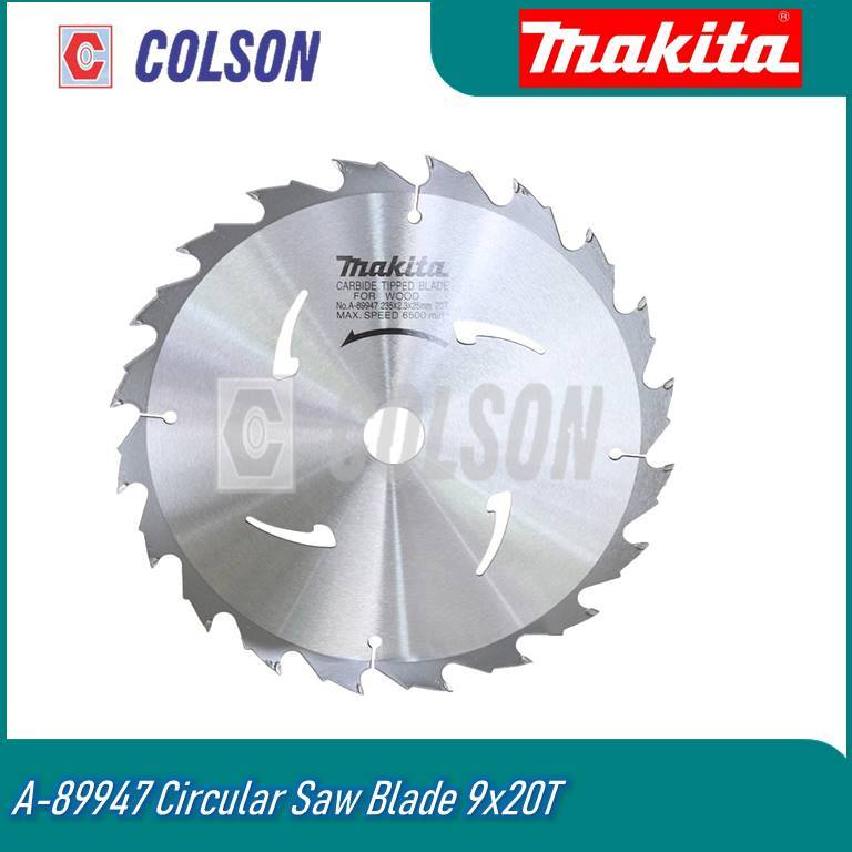 COLSON MAKITA A-89947 TCT Saw Blade 9" x 20T 235mm x 20T N5900B Blade ...