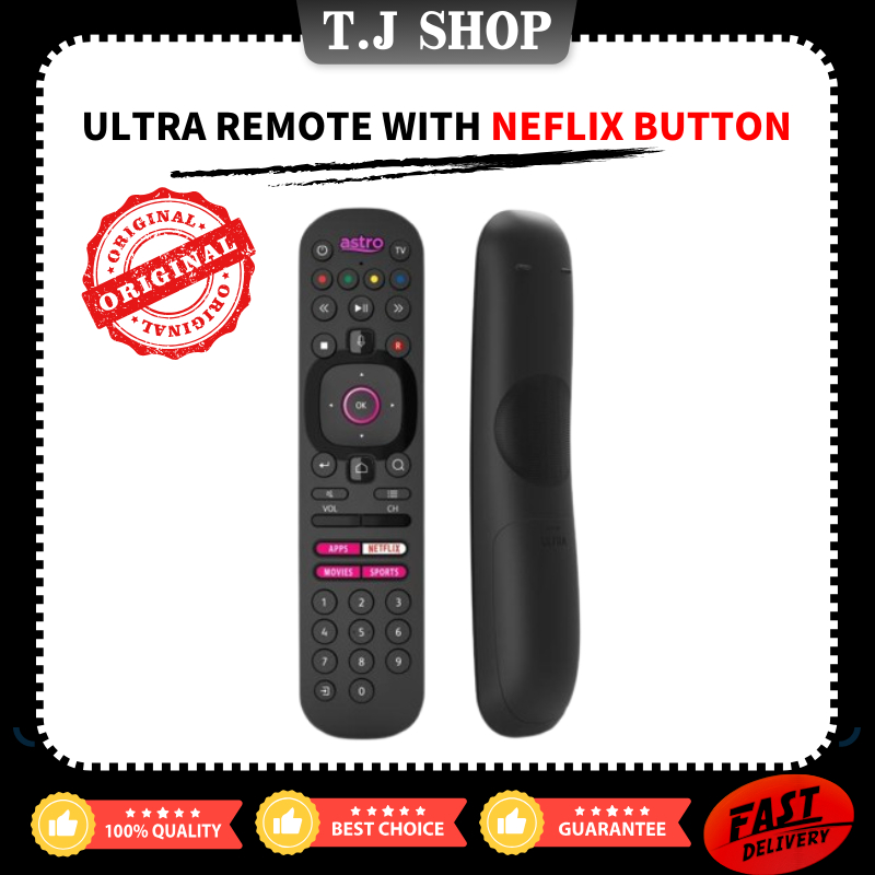 (100%ORIGINAL) Astro Ultra Box (Netflix) Remote Control | Shopee Malaysia