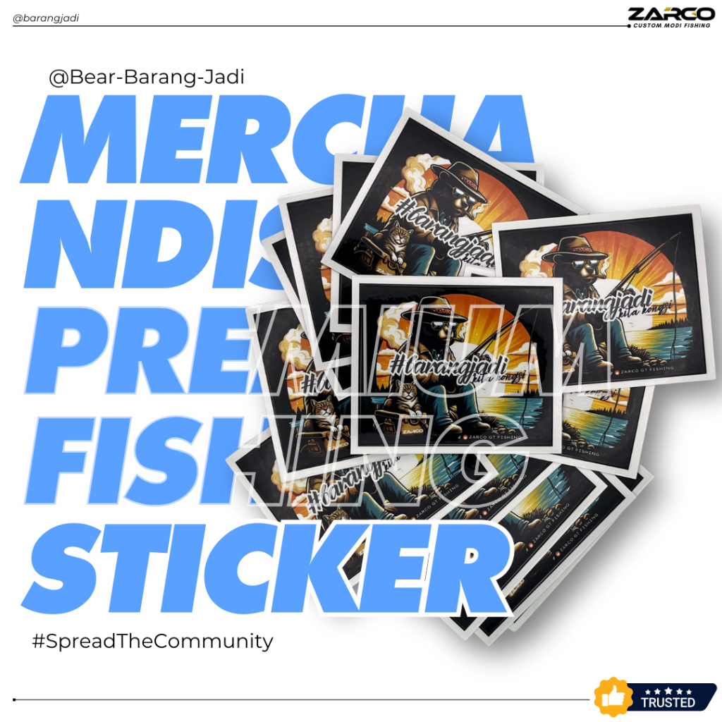 STICKER MERCHANDISE [PREMIUM] Bear-Barang-Jadi Limited Edition ...
