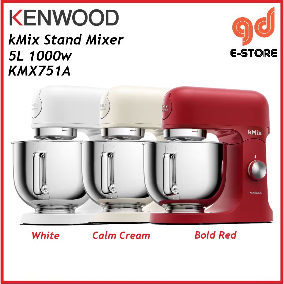Kenwood Kmix Stand Mixer 5L 1000W KMX751ARD KMX751ACR KMX751AWH Red ...