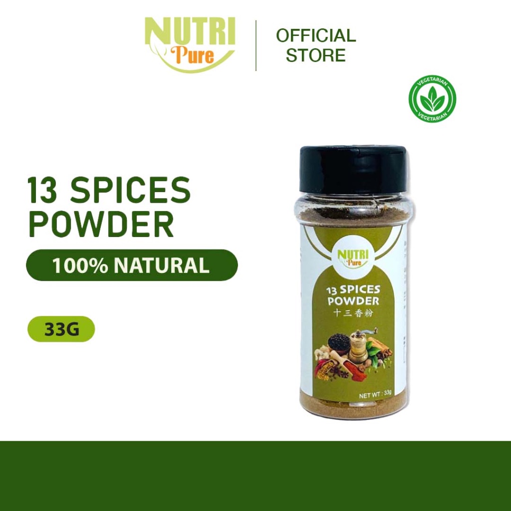 Nutri Pure 13 Spices Powder 33g | 十三香粉 | Shopee Malaysia