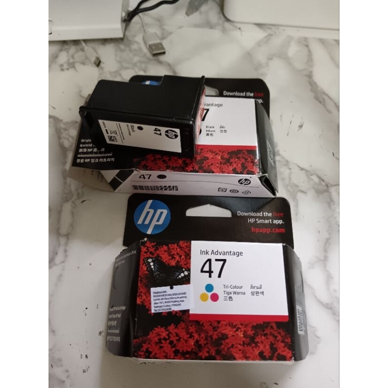 HP Ink printer 47 (black n colour) | Shopee Malaysia