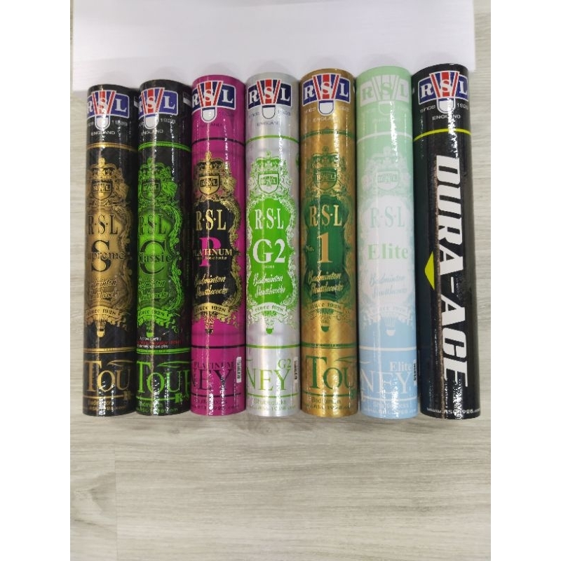 RSL shuttelcocks RSL Supreme/RSL G2/ RSL Classic/ RSL Tourney 1/RSL ...