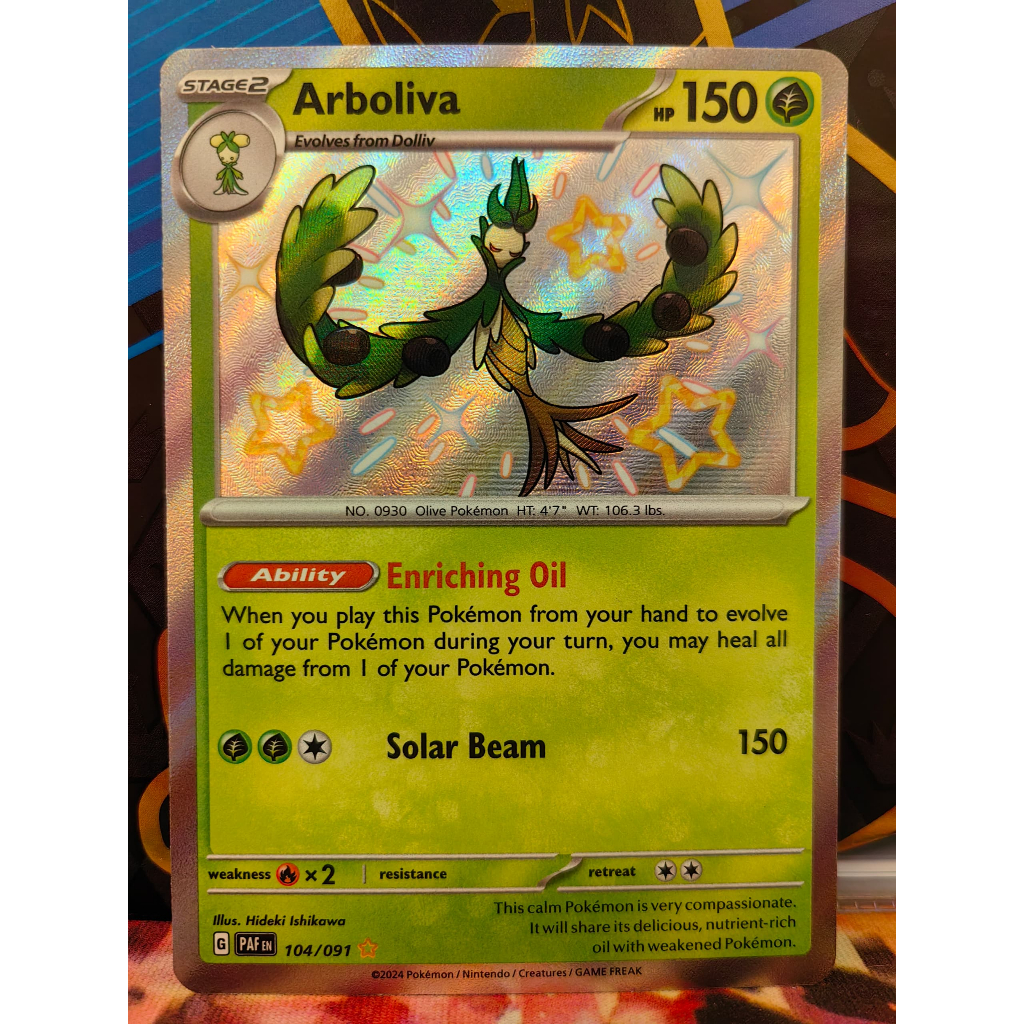 Arboliva - SV 104/091 / Shiny Rare : Paldean Fates (PAF) | Shopee Malaysia
