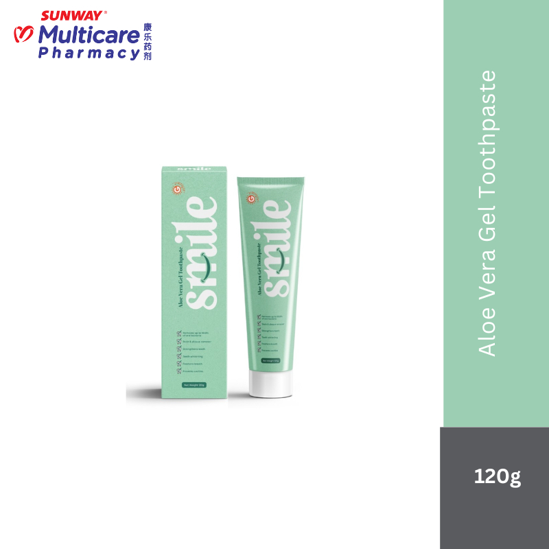 Smile Aloe Vera Gel Toothpaste 120g | Shopee Malaysia