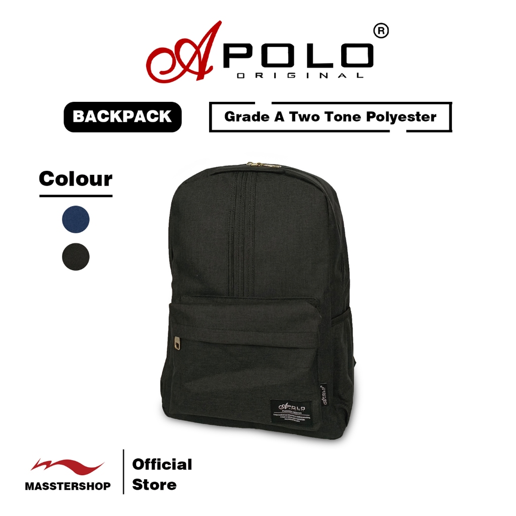 APOLO Fashion Backpack / Two Pocket Backpack / Backpack (Two Tone ...