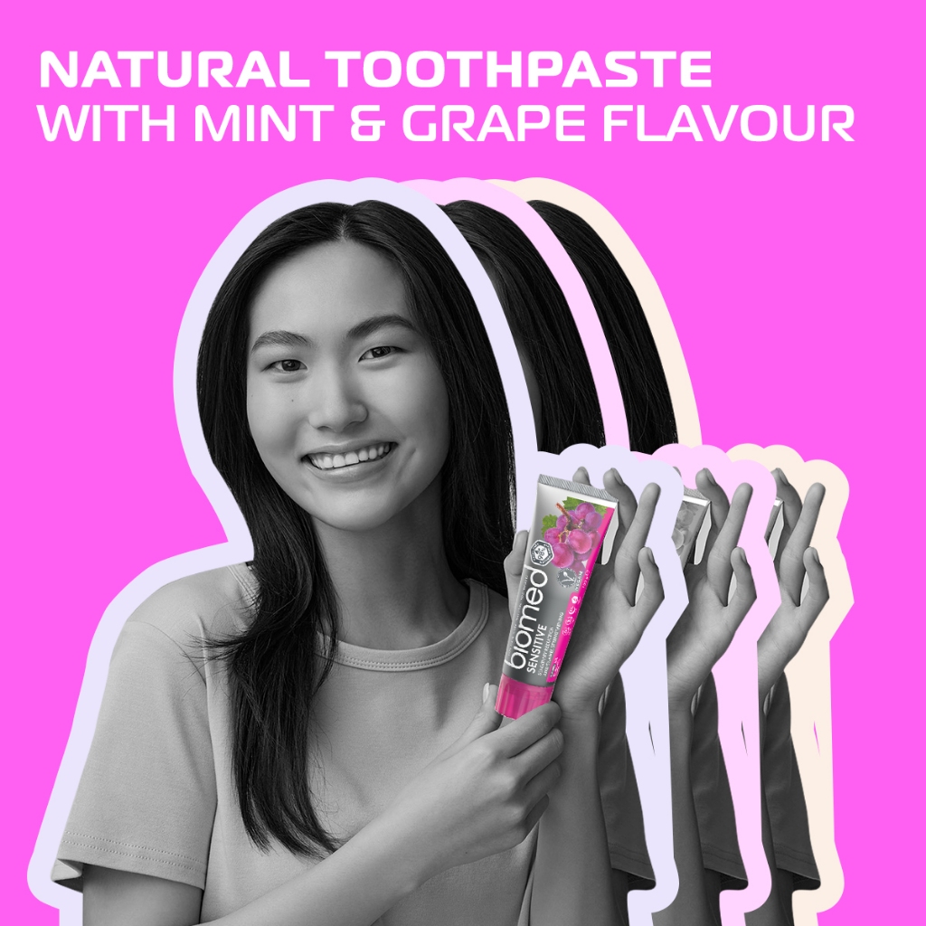 Biomed Natural Toothpaste Sensitive For sensitive reduction,敏感牙齿 | Ubat ...