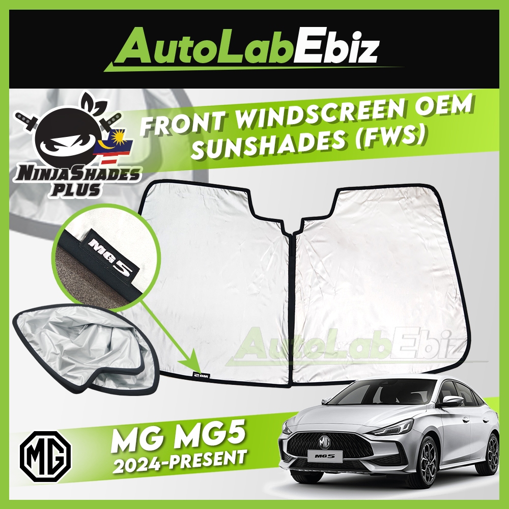 MG MG5 2024 NinjaShades Plus Front Windscreen OEM Sunshades Foldable ...