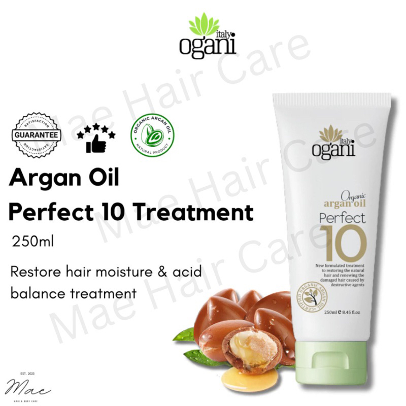 OGANI Organic Perfect 10 Argan Oil 250ML | Shopee Malaysia