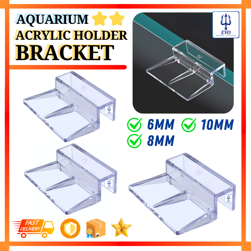 🔥READY STOCK🔥 Aquarium Acrylic Fish Tank Cover Holder Bracket Acrylic ...