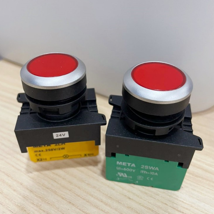 META PUSH BUTTON WITH LED LIGHT E2P1R1A3L | Shopee Malaysia