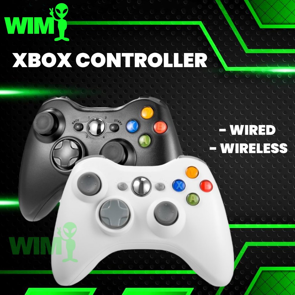 XBOX 360 CONTROLLER Wireless/Wired USB Joystick Support PC Game ...