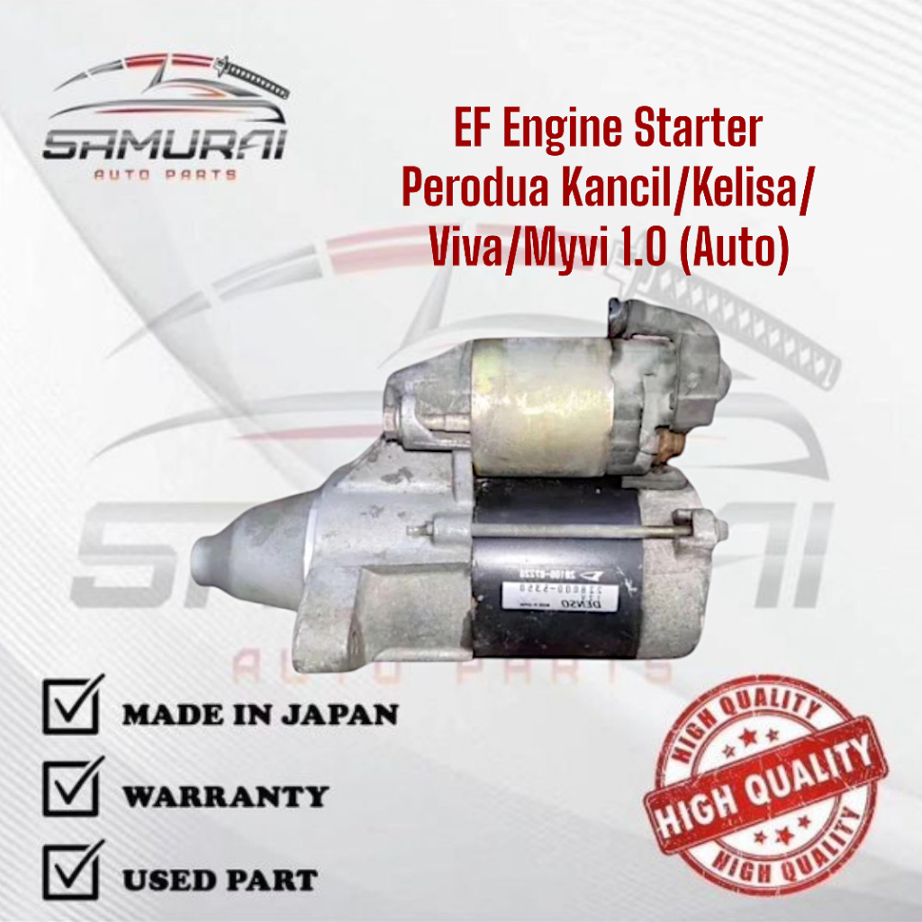 Perodua Kancil/Kelisa/Viva/Myvi 1.0 (Auto) For EF Engine Starter ...