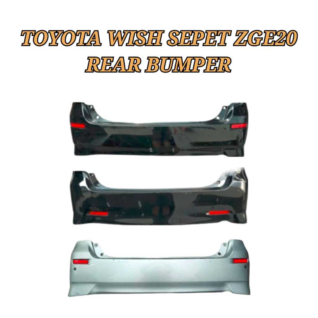 🇯🇵🇯🇵 Rear Bumper / Bumper Belakang Toyota Wish Sepet ZGE20 ( PFL / 09 ...
