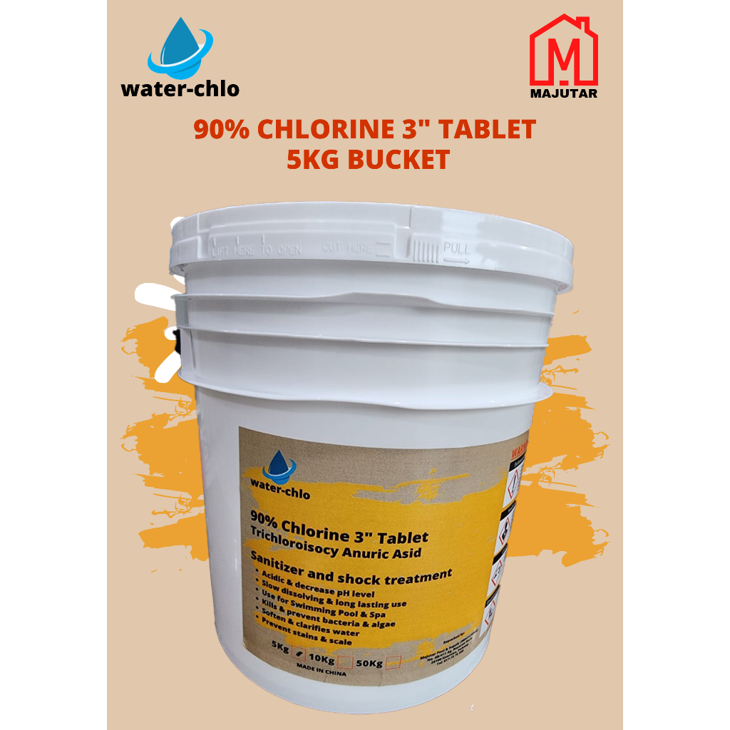 Chlorine Tablet 3"/90% Trichloroisocy Anuric Asid Use For Swimming Pool ...