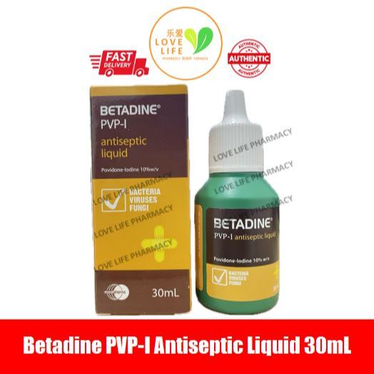 EXP 03/2026 Betadine PVP-I Antiseptic Liquid 30mL | Shopee Malaysia