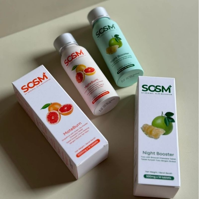 SOSM PLUS🧡💚Sosm Mateburn &Sosm Night【现货秒发】正品 割码！ | Shopee Malaysia
