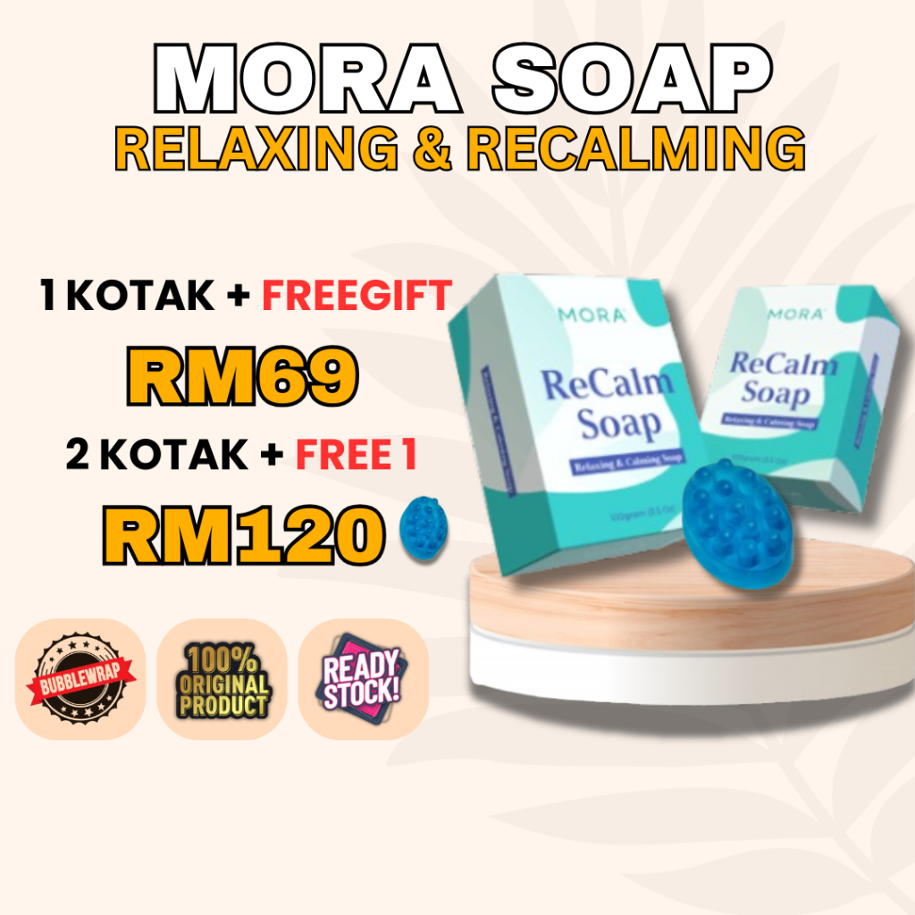 [100% ORIGINAL] MORA RECALM SOAP GABUNGAN 8 MINYAK AROMATERAPI | Shopee ...