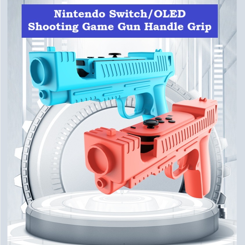 Shooting Game Gun Handle Grip for Nintendo Switch/OLED | Shopee Malaysia