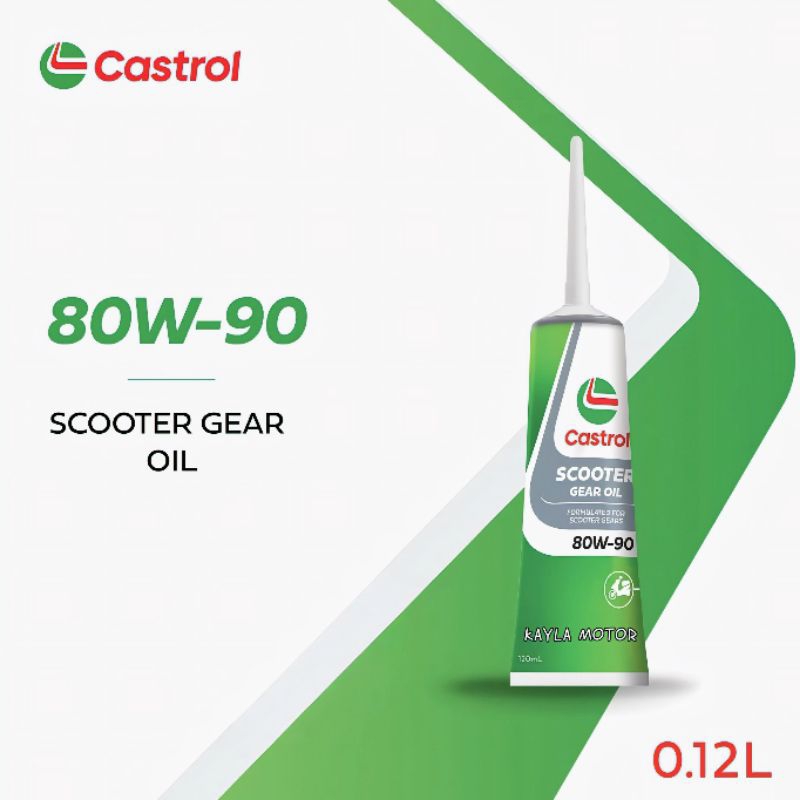 CASTROL GENUINE SCOOTER GEAR OIL 80W-90 (120ML) | Shopee Malaysia