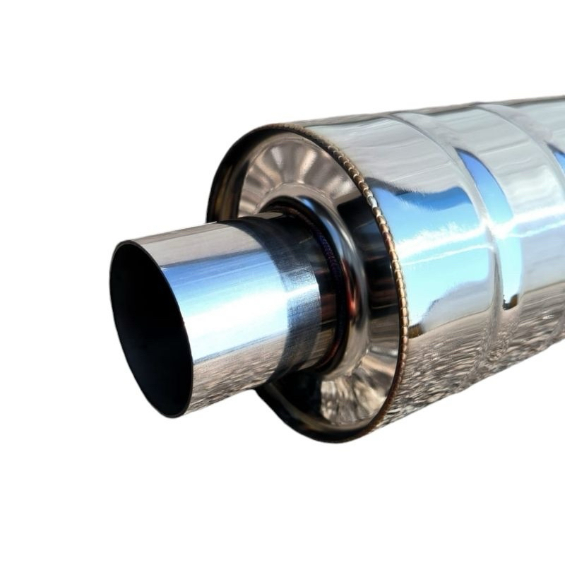 Remus Stainless Steel Car Muffler Exhaust Pipe Pin Hole Center Bullet ...