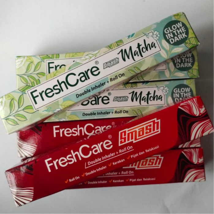 FRESHCARE SMASH MATCHA FRESHCARE SMASH MERAH FRESHCARE DOUBLE INHALER ...