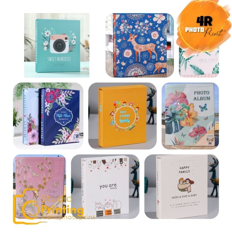 Album Gambar 4R/6 inch 200pcs Premium Box -Album With box | Shopee Malaysia