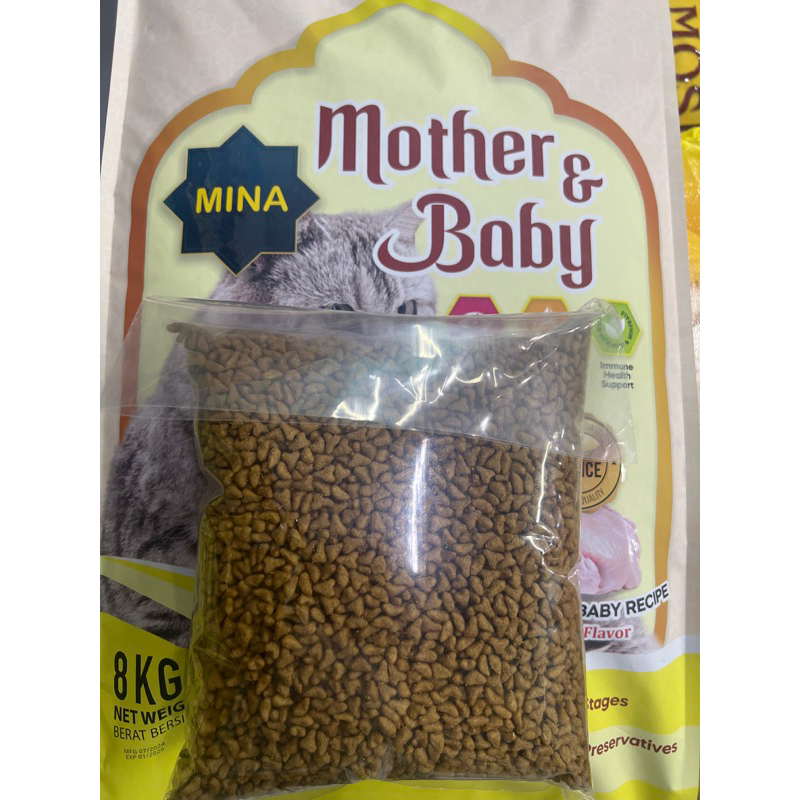 Mina Cat Food Mother n Baby chicken 1kg Repack | Shopee Malaysia