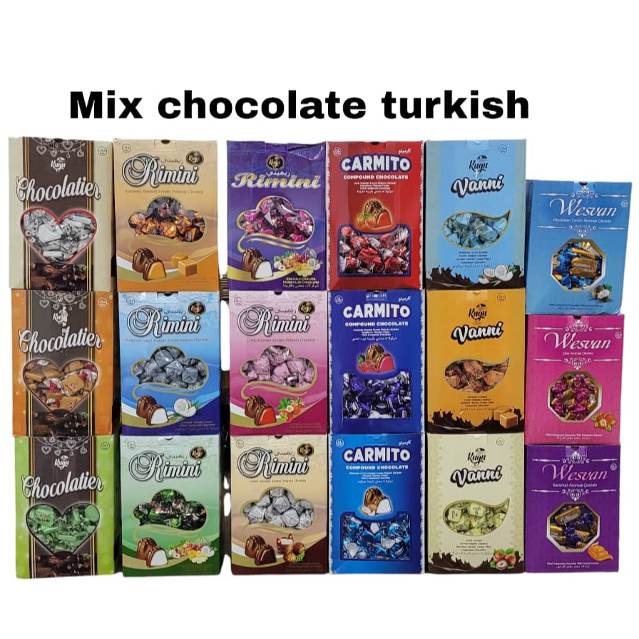 CHOCOLATES ASSORTED TURKISH CHOCOLATES/COKLAT TURKEY /MIX CHOCOLATE ...