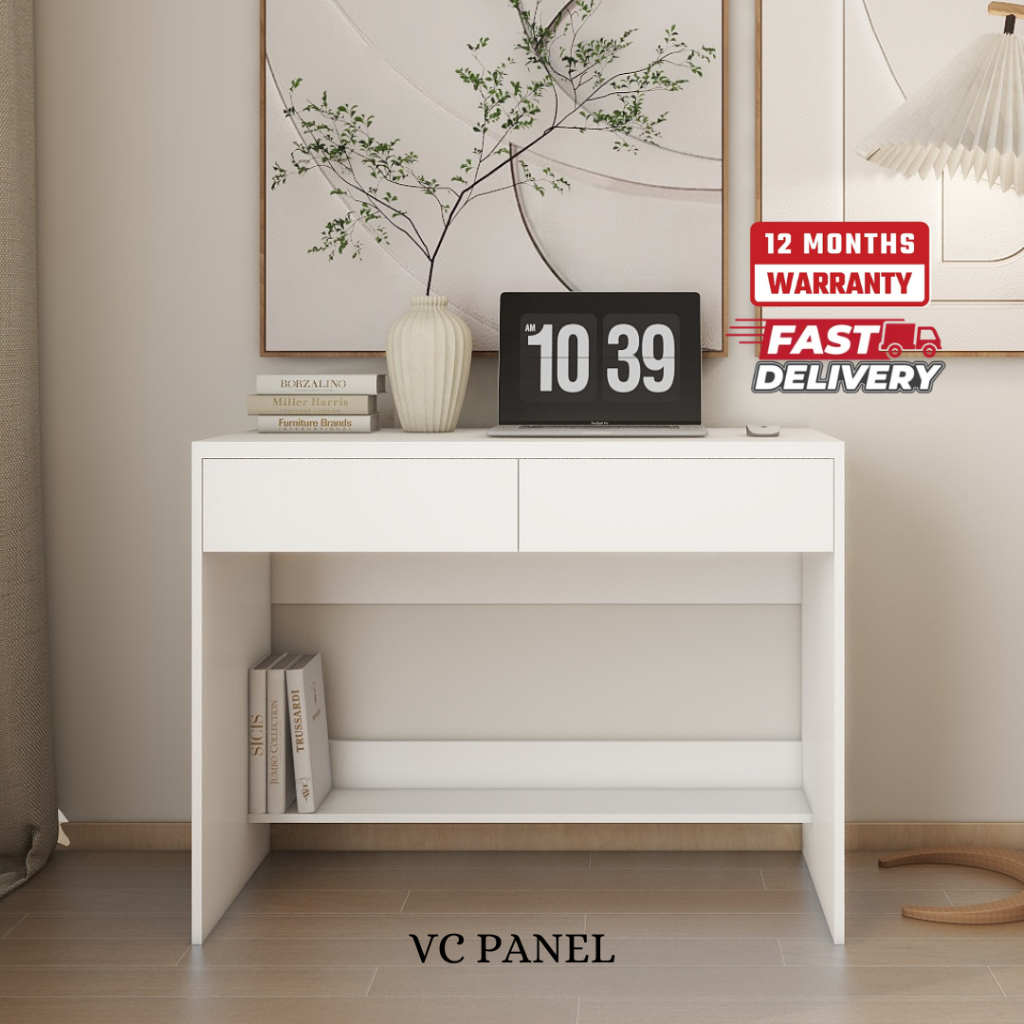 Kate 2 Drawer Study Table | Shopee Malaysia