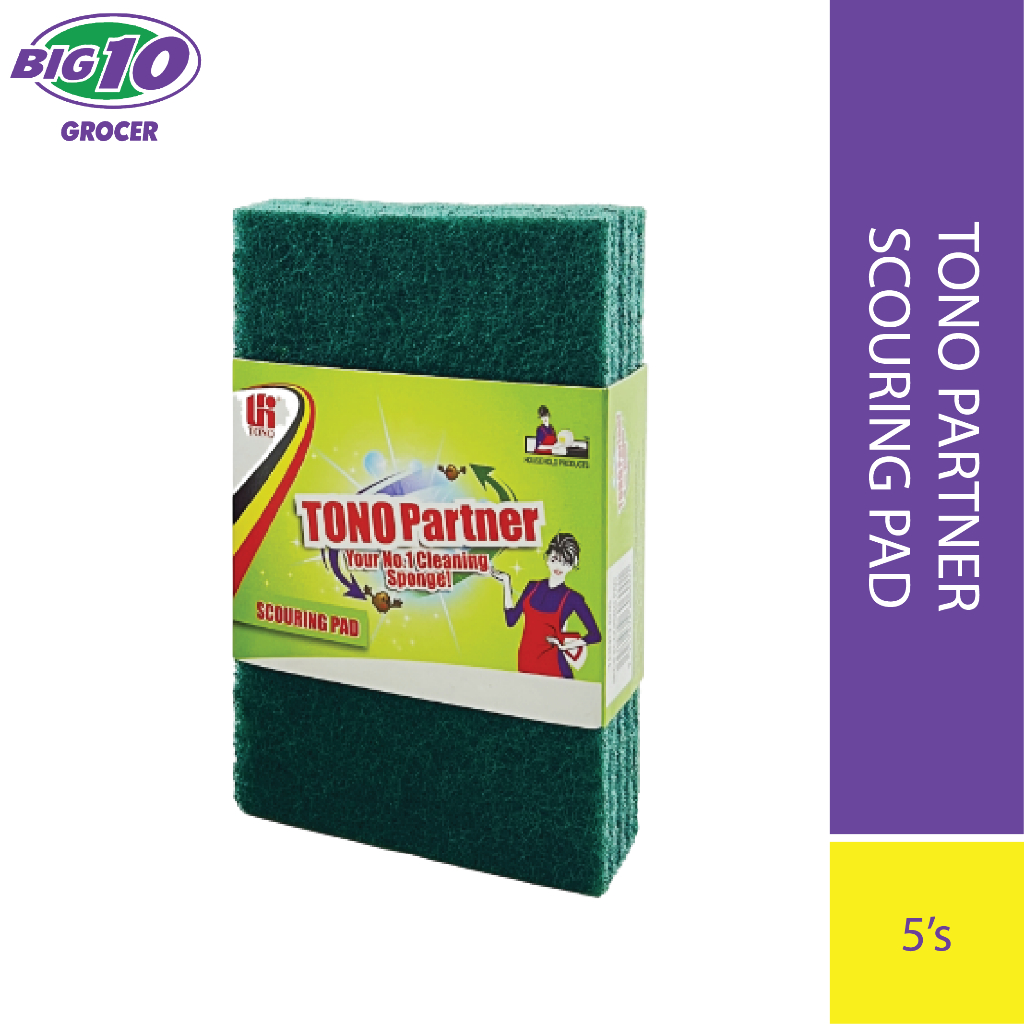 Tono Scouring Pad Kitchen Cleaning / Pad Penyental (5Pcs/Pack) | Shopee ...