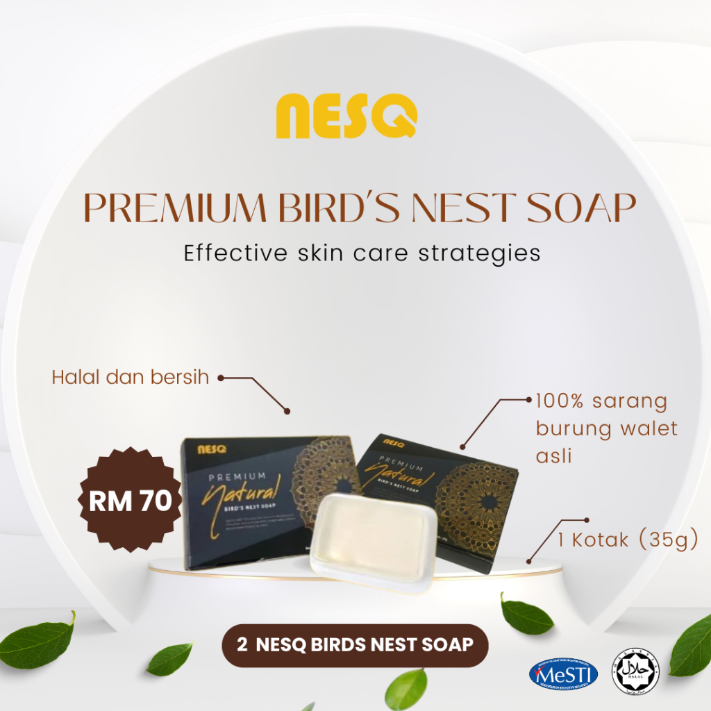 NESQ BIRDNEST SABUN (ESTRAK PATI SARANG BURUNG WALET) (35G) | Shopee ...