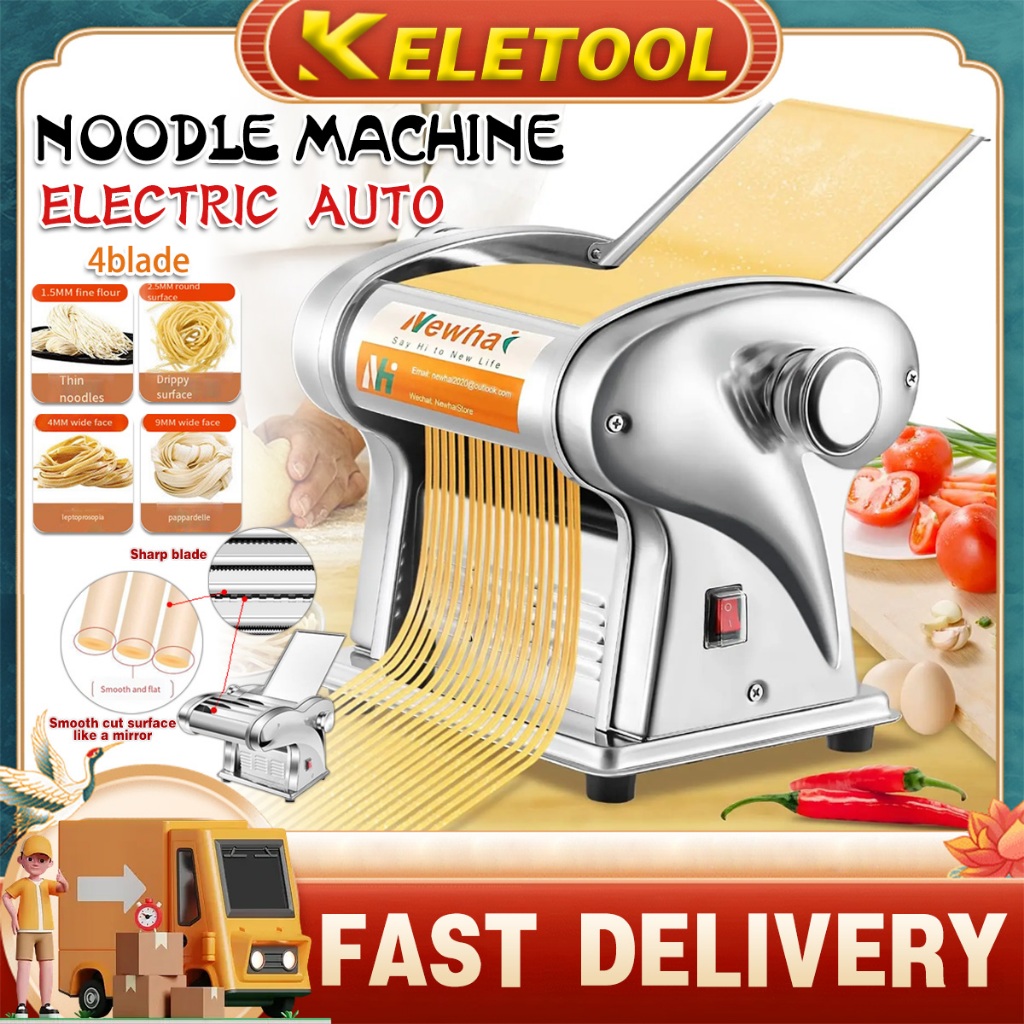 Noodle maker mesin mee Electric Pasta Maker Machine Dough Dumpling ...