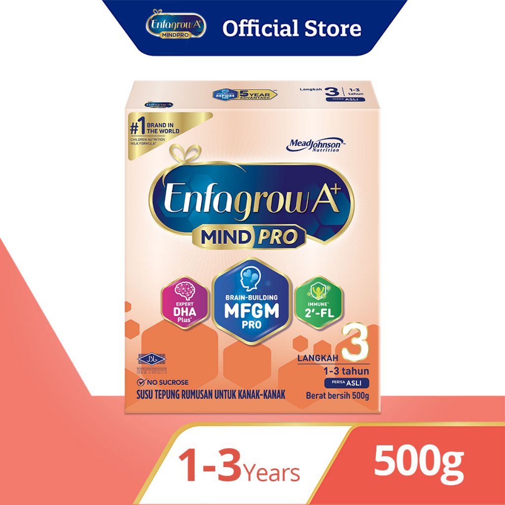 Enfagrow A+ Step 3 - Original Susu Milk Formula Powder (500g) | Shopee ...