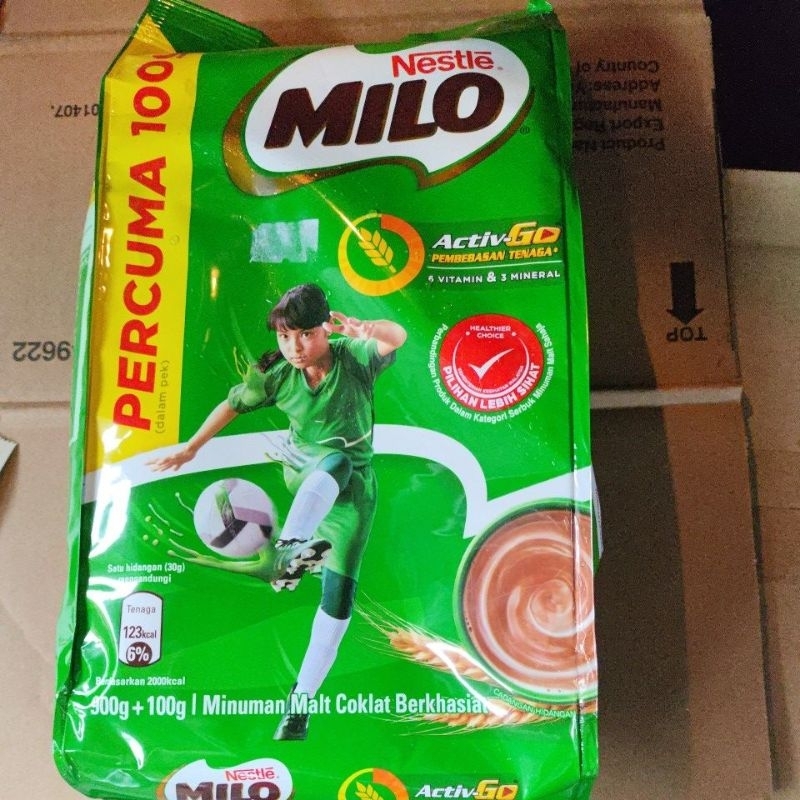 Nestle Milo Activ-Go Chocolate Malt Powder (900g+100g) | Shopee Malaysia