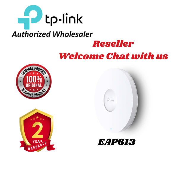 tplink TP-Link EAP613 AX1800 Ceiling Mount WiFi 6 Access Point | Shopee ...