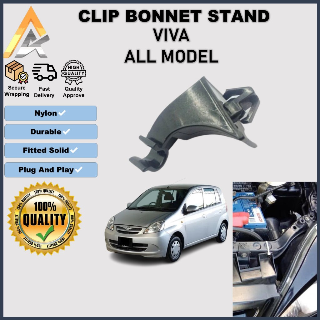 Perodua Viva Front Bonnet Stand Clip (1 PC) | Shopee Malaysia