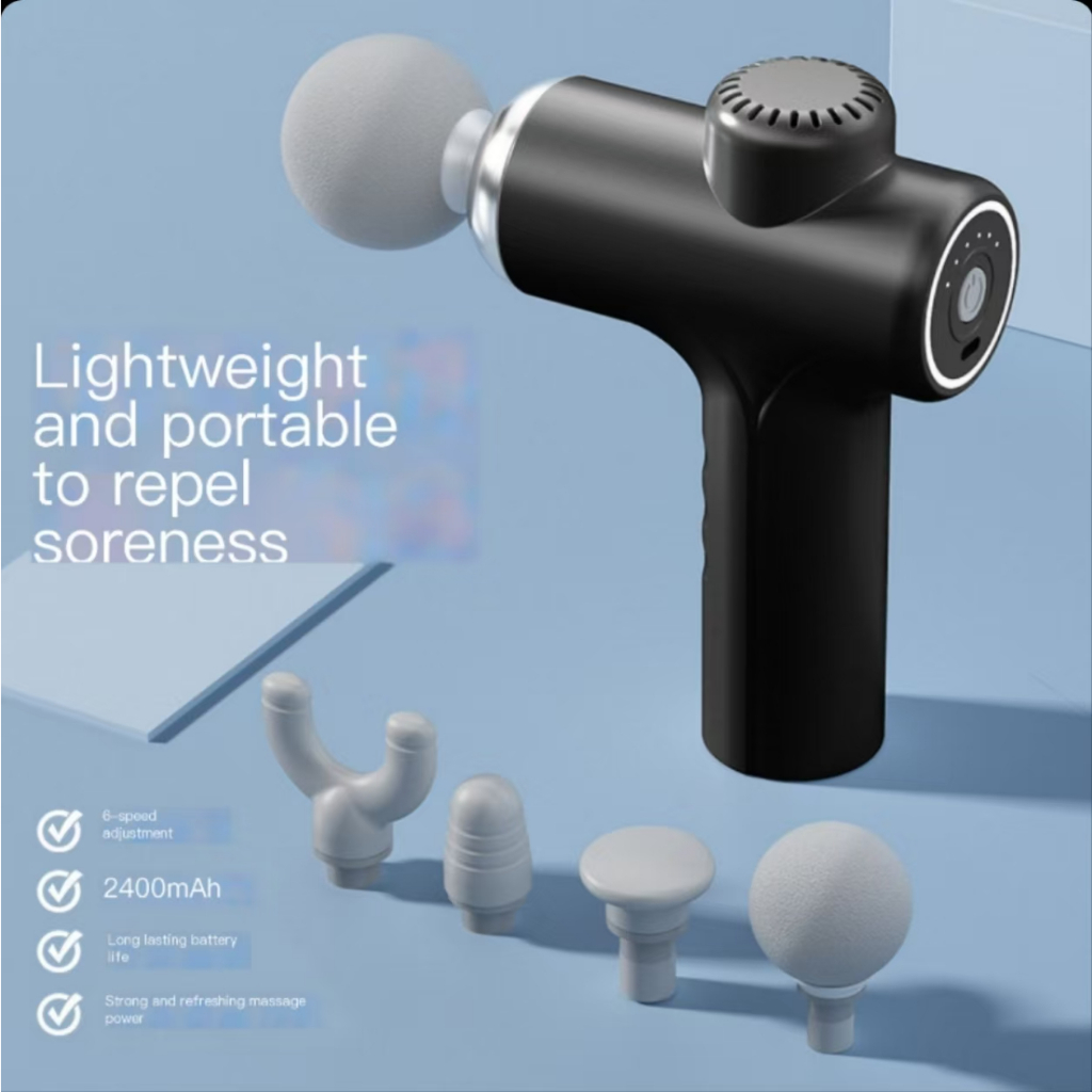 Muscle massage gun deep tissue massager Fascia gun impact strong ...