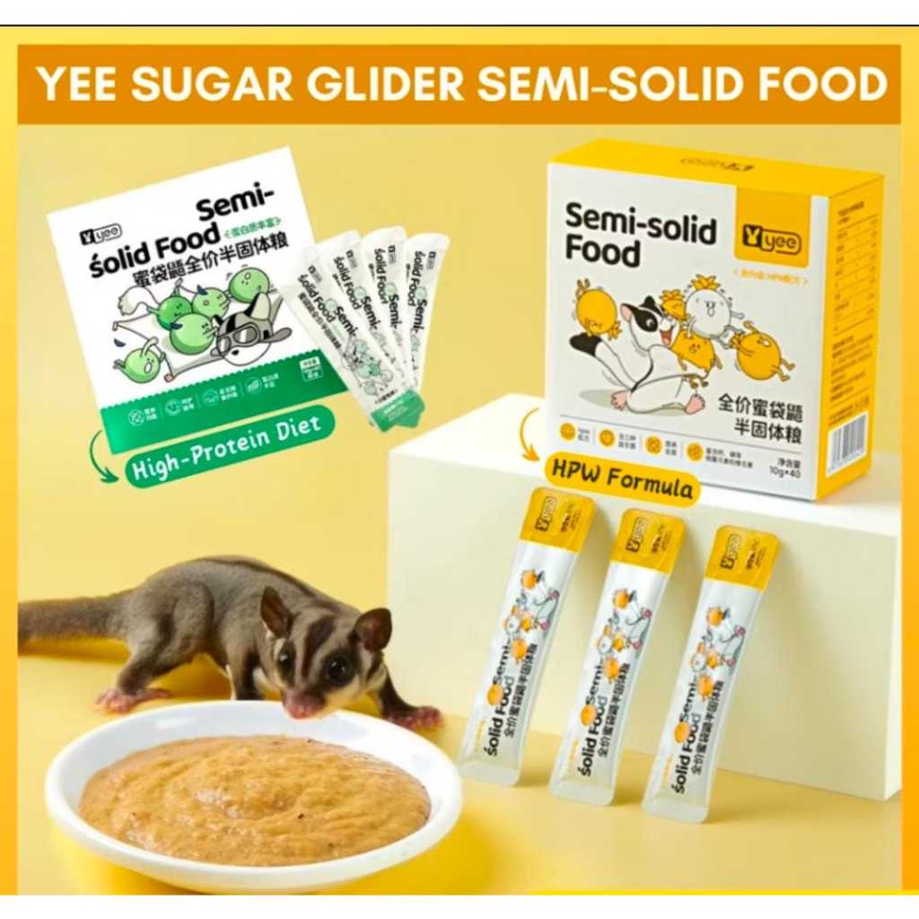 YEE Sugar Glider Semi Solid Food Sugar glider complete nutrition food ...