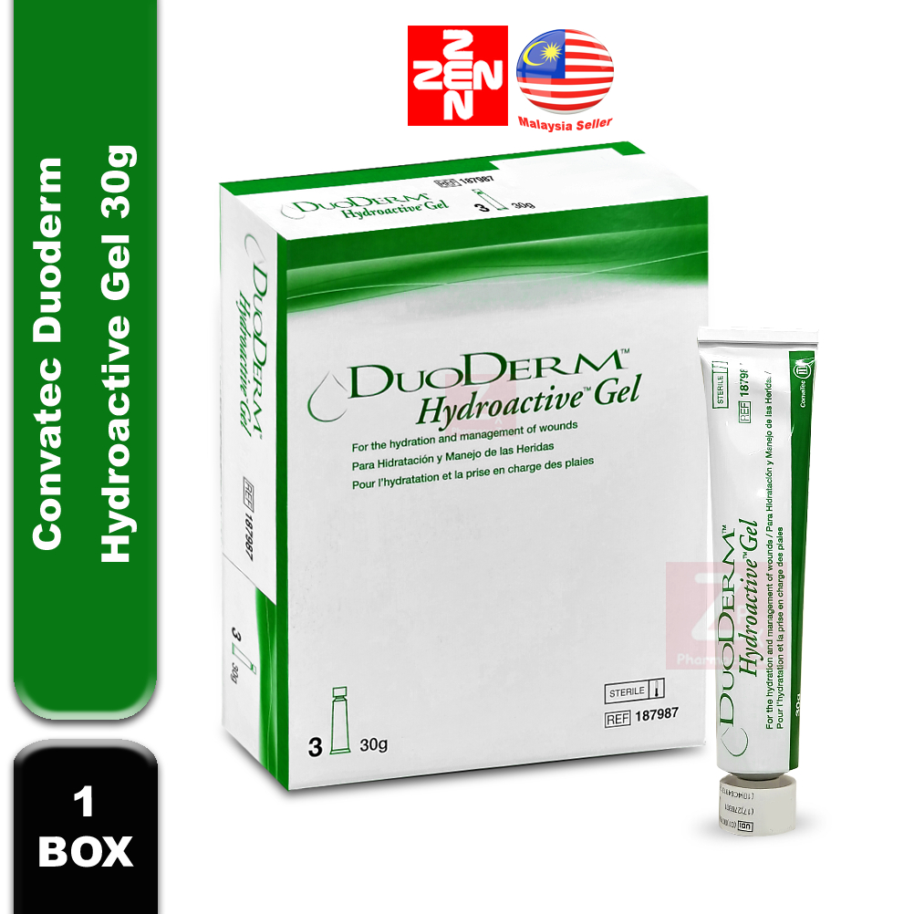 [1 BOX] Convatec Duoderm Hydroactive Gel 30g (3 tubes/box) | Shopee ...