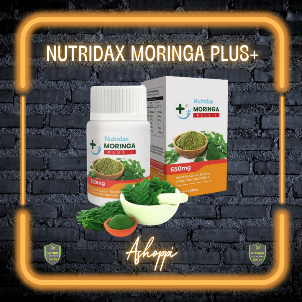 💯ORIGINAL HQ💯 KAPSUL MORINGA PLUS + CAPSULE | NUTRIDAX MORINGA PLUS+ ...