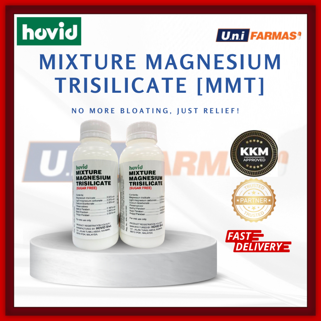 HOVID MMT SYRUP 120ML [PEDIH ULU HATI/GASTRIC/ANGIN] | Shopee Malaysia