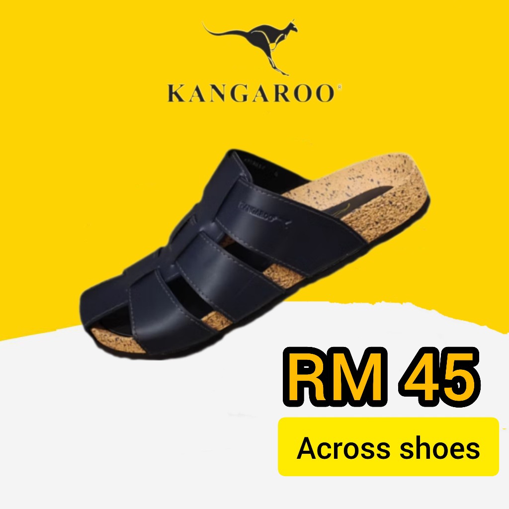 💯 Original KANGAROO Men Casual Sandals KGSD-3817 (Navy) | Shopee Malaysia